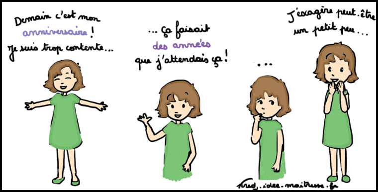 Frédésie De Dessins Entre La Maison Et Lécole